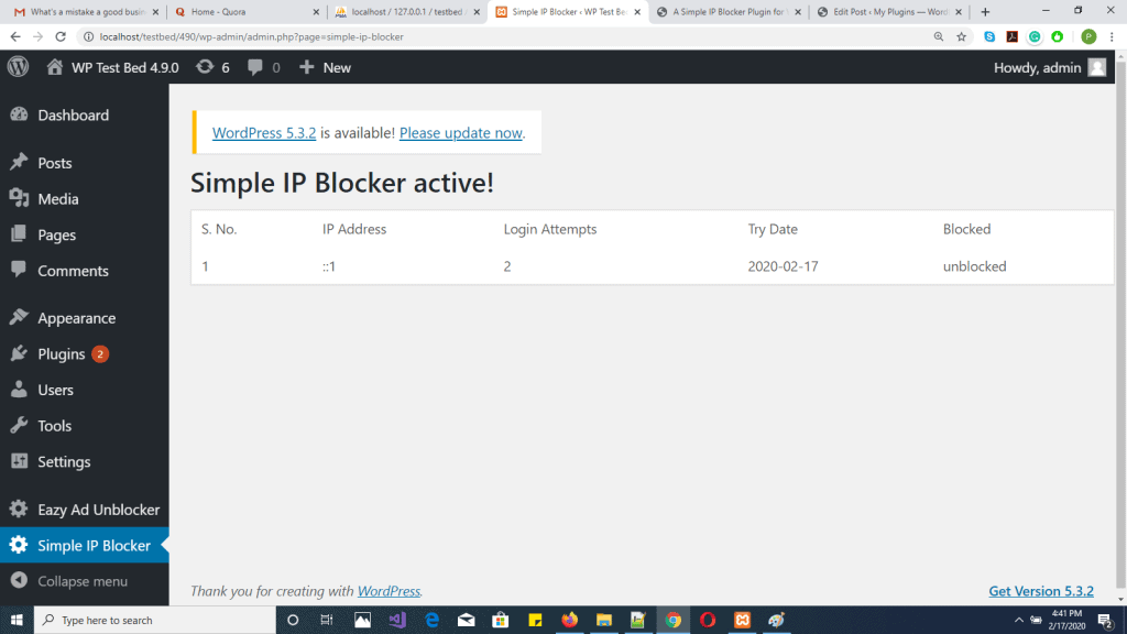 A Simple IP Blocker Plugin for Wordpress | My Plugins